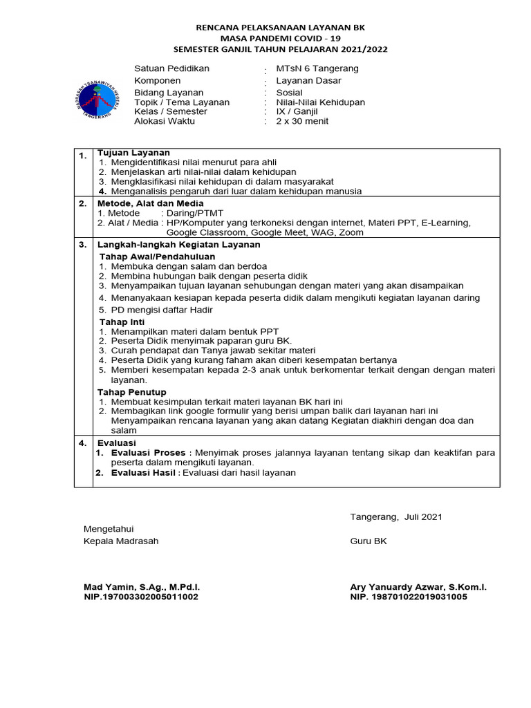 5.RPL Nilai-Nilai Kehidupan | PDF