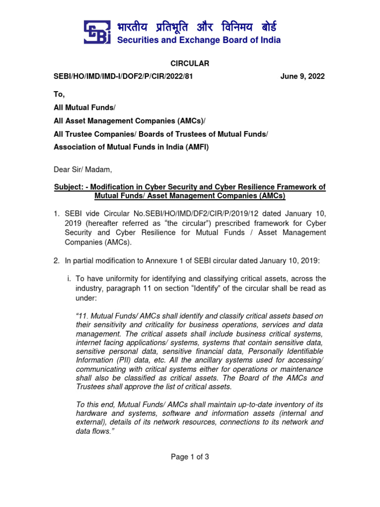 Cyber Security Circular | PDF