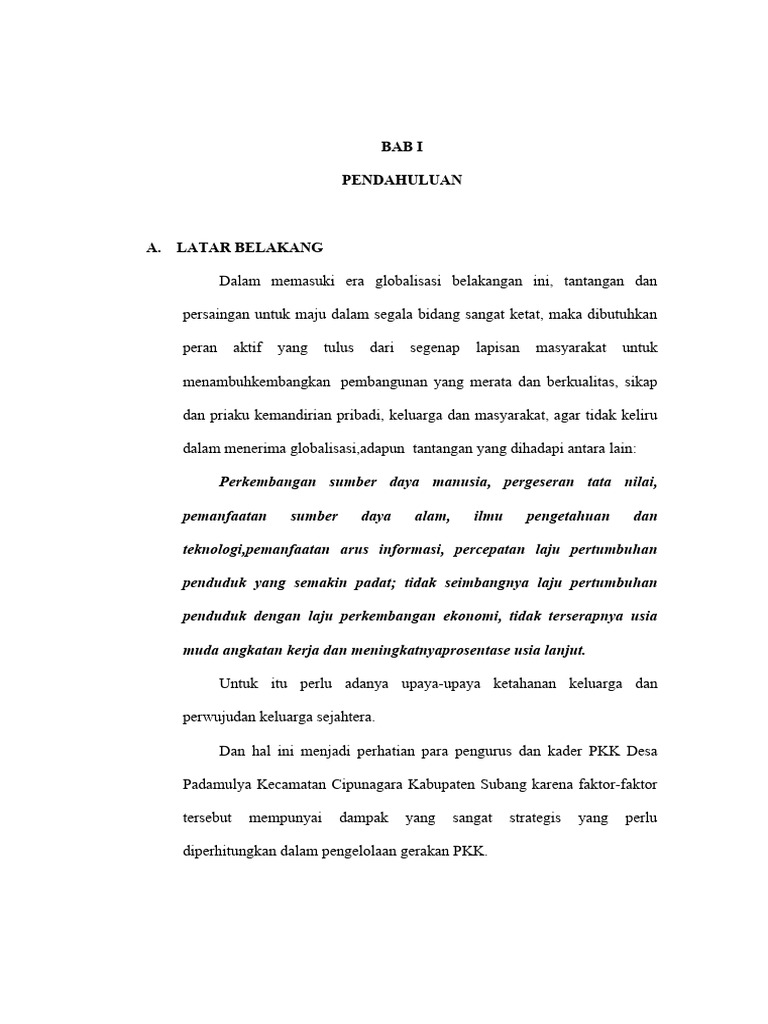 Makalah 10 Program PKK - Nie | PDF