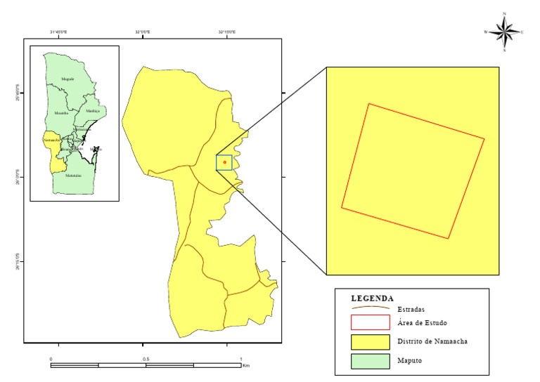 Mapa do Distrito de Namaacha | PDF