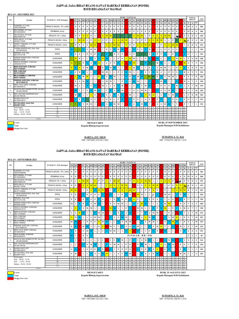 Jadwal 2023 Terbaru | PDF