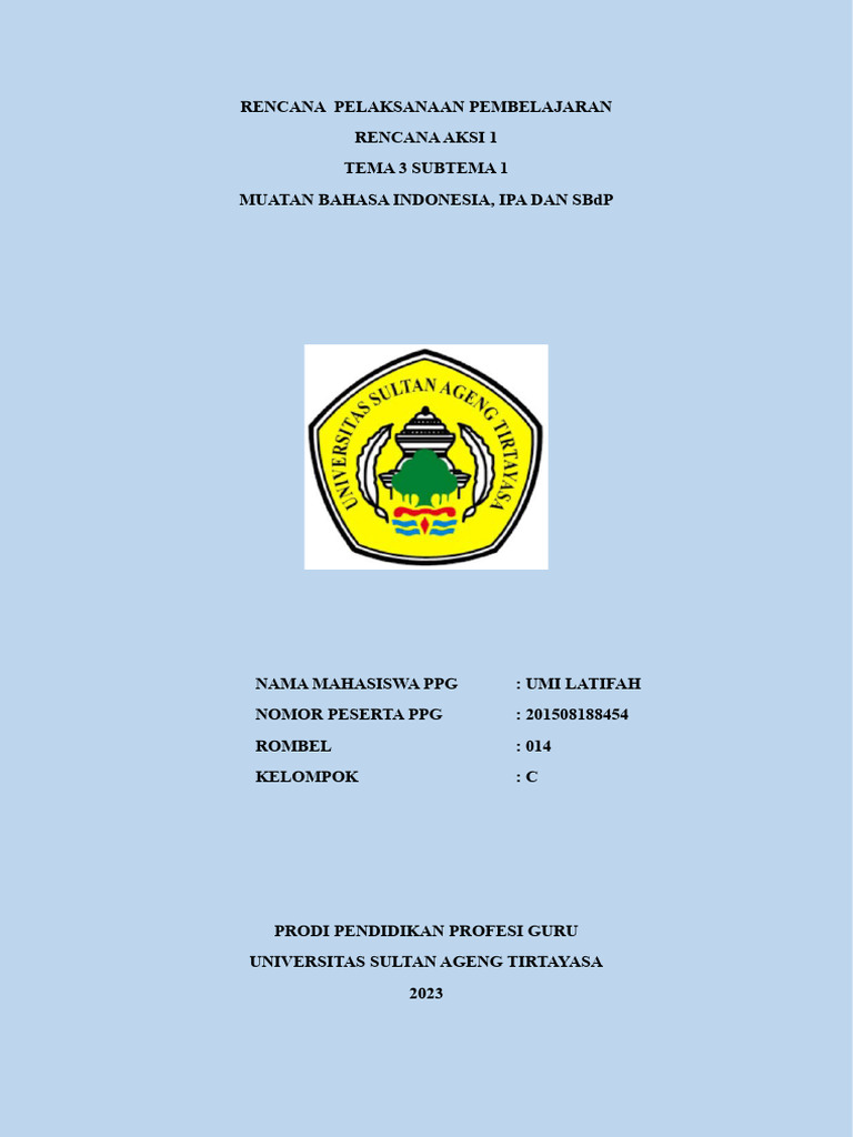 RENCANA PELAKSANAAN PEMBELAJARAN Ajuan | PDF