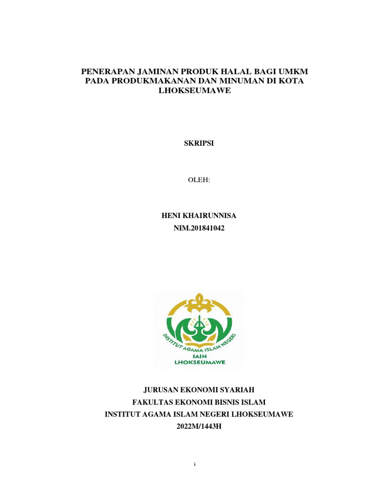 Skripsi Heni Khairunnisa | PDF