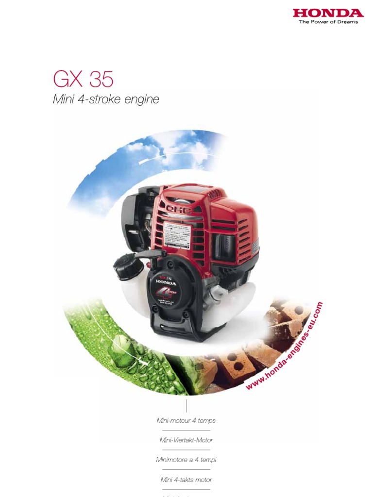 Honda GX 35 Engine Specifications | PDF | Horsepower | Engines