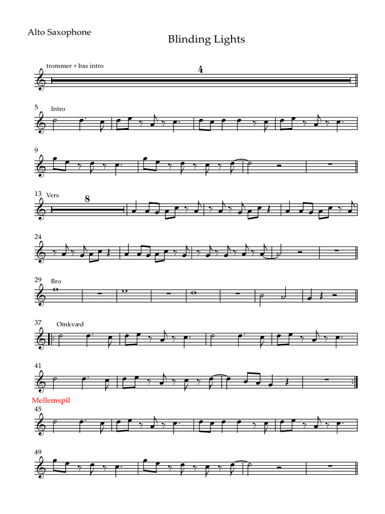 Blinding Lights | PDF