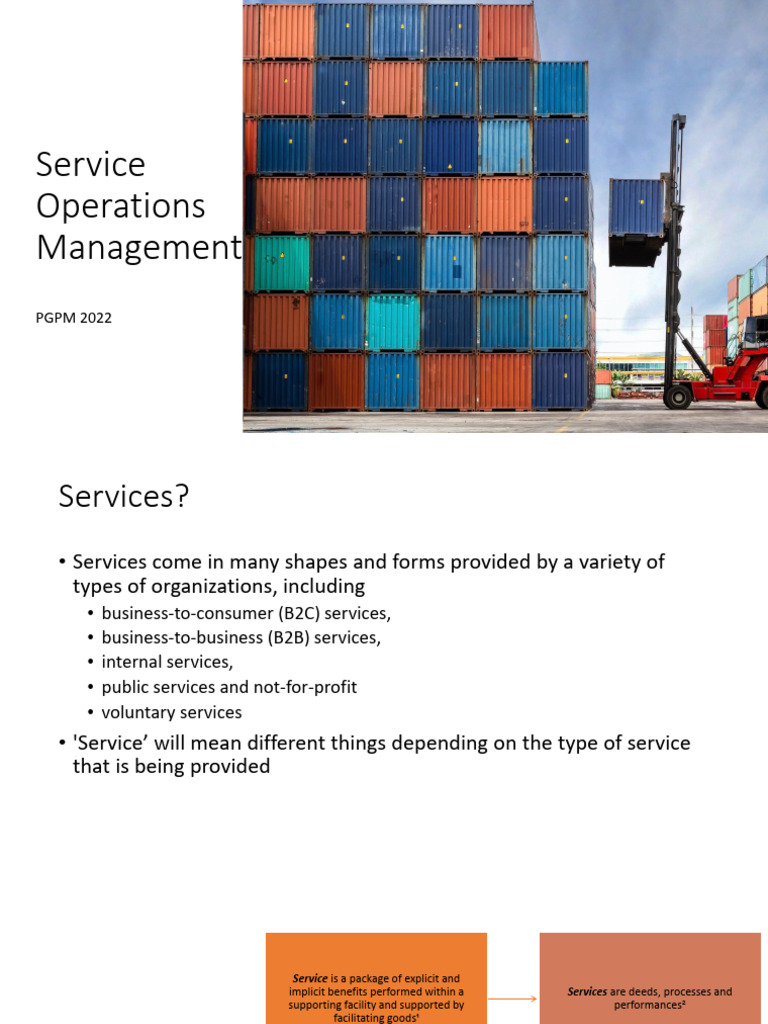 Service Operations Management - Shared1 | PDF