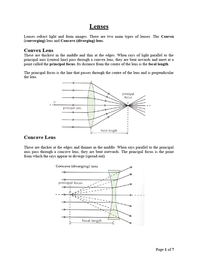 Lenses | PDF | Camera | Electrodynamics