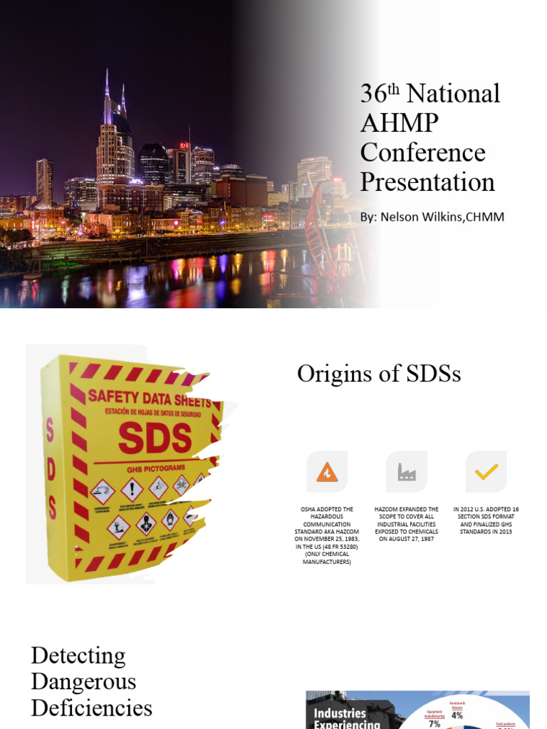 NW - 36th AHMP Conference 110623 | PDF | Occupational Safety And Health | Safety