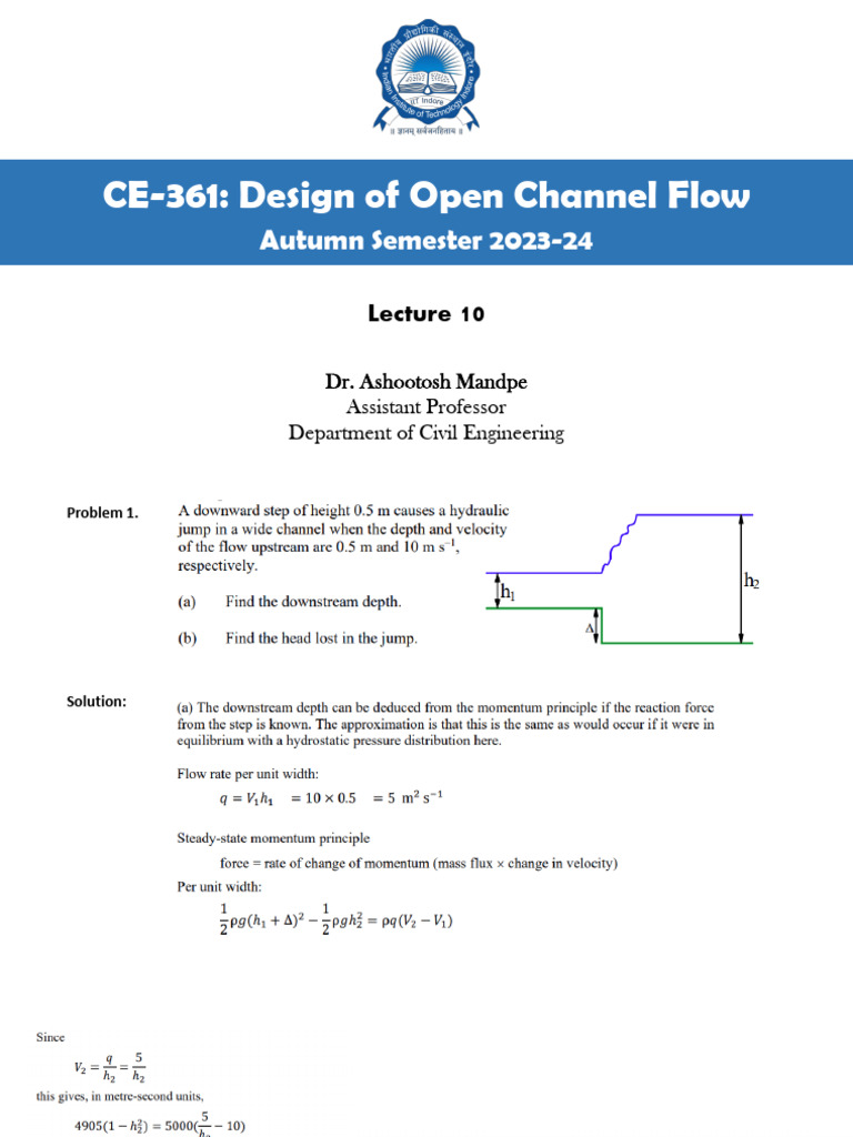 CE 361 - Lecture 10 | PDF