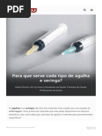 37 - Os Componentes e Os Calibres Das Agulhas | PDF | Seringa | Obesidade