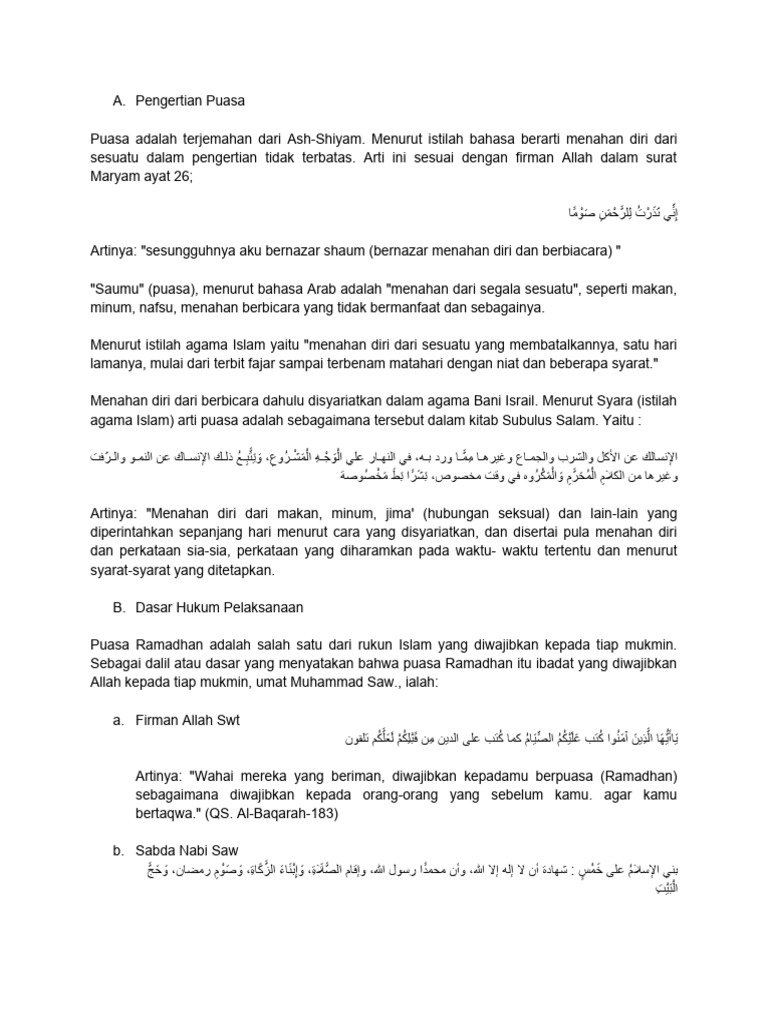 Puasa | PDF