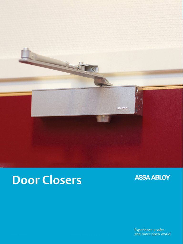 ASSA ABLOY Technical Spec Book - Door Closers | PDF | Door | Equipment