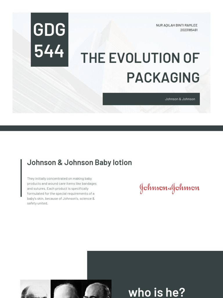 Packaging Evolution Johnson & Johnson Slide | PDF