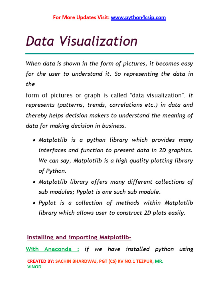 Data Visualization | PDF