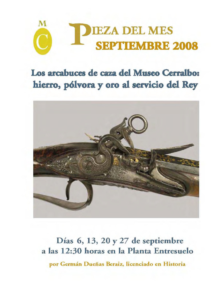 Arcabuces de Caza en Museo Cerralbo | PDF | Armas de fuego | Museo