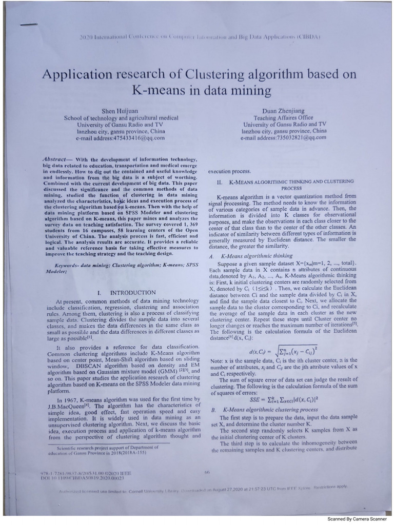 Project Base Paper | PDF