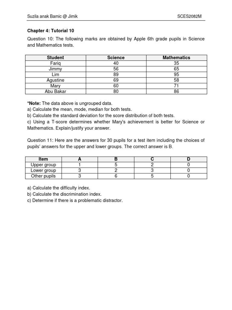 Edited Chapter 4 Tutorial 10 Pdf 