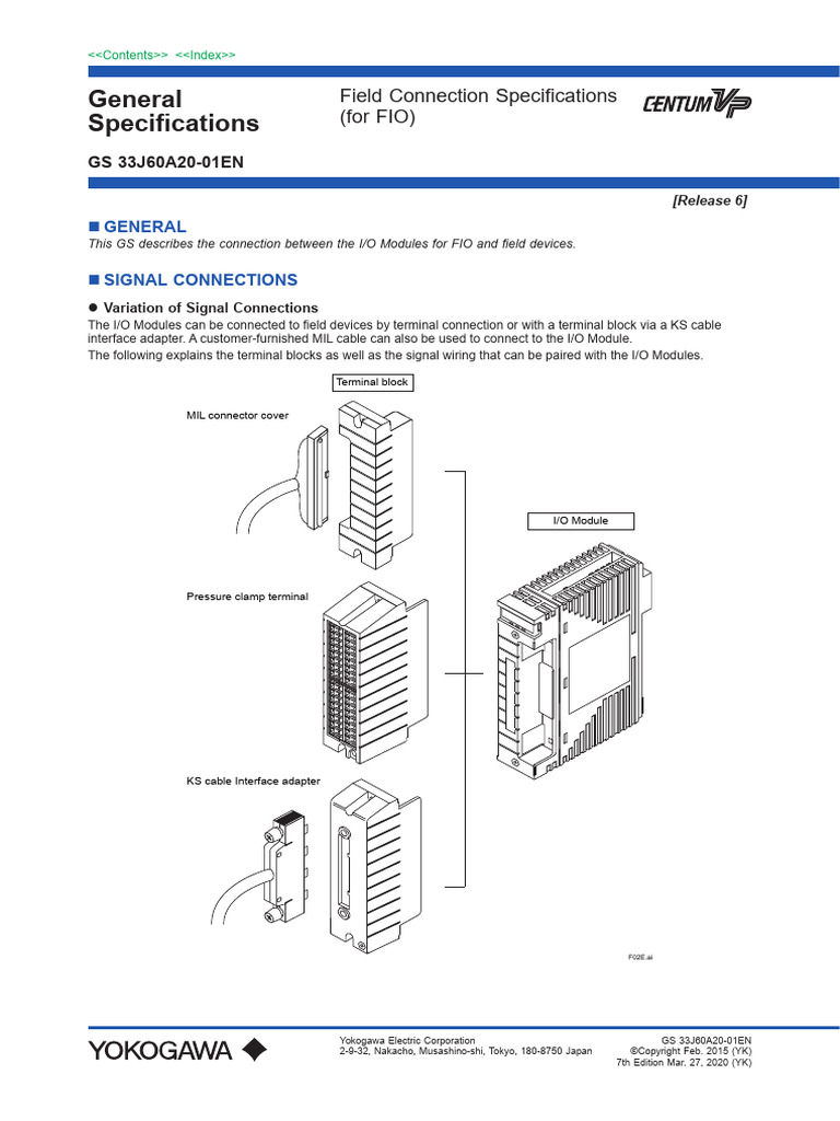 Gs33j60a20 01en 1 | PDF | Programmable Logic Controller | Electrical Connector
