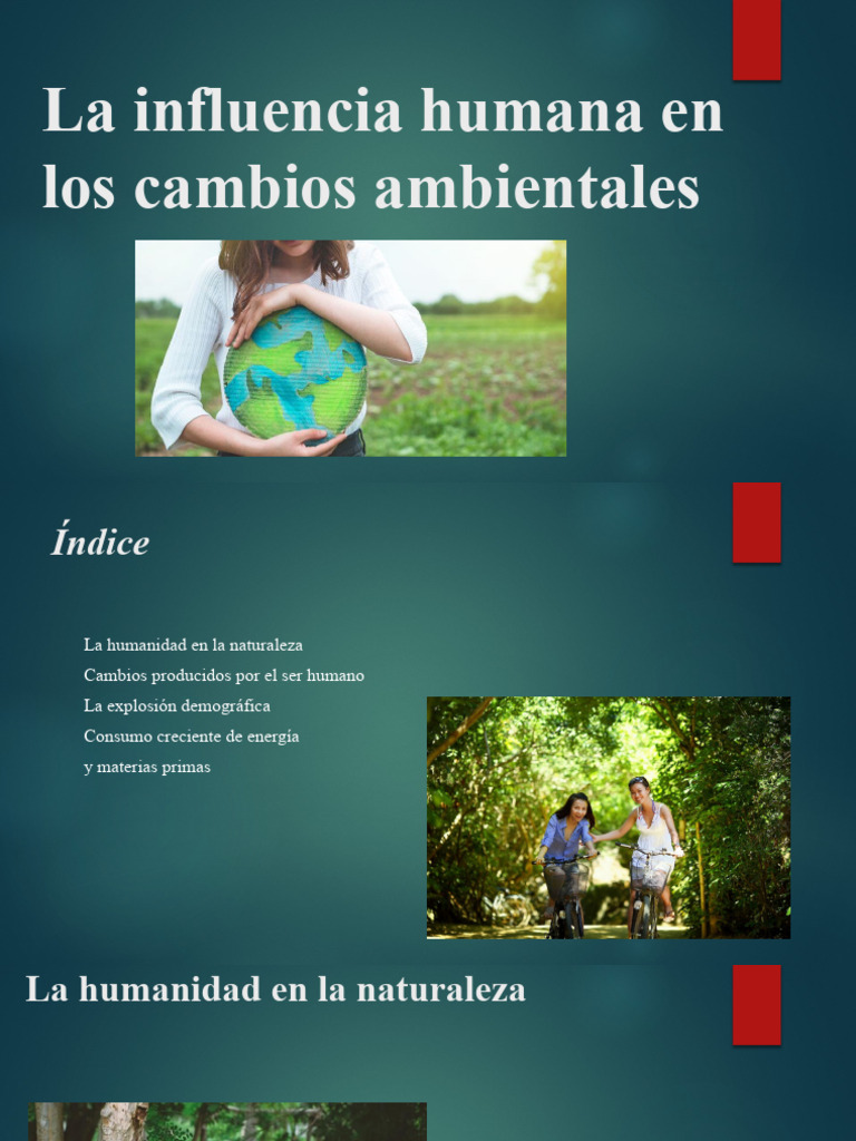 Impacto Humano en Cambios Ambientales | PDF