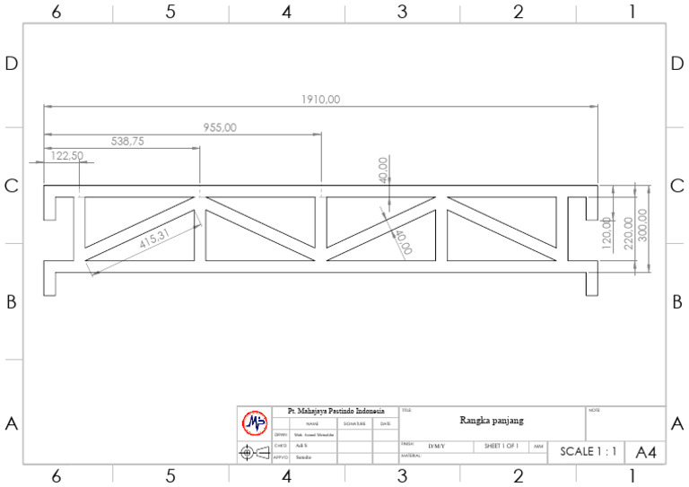 Rangka Panjang NW | PDF