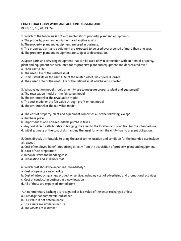 Accounting Standards For Property Assets Pdf