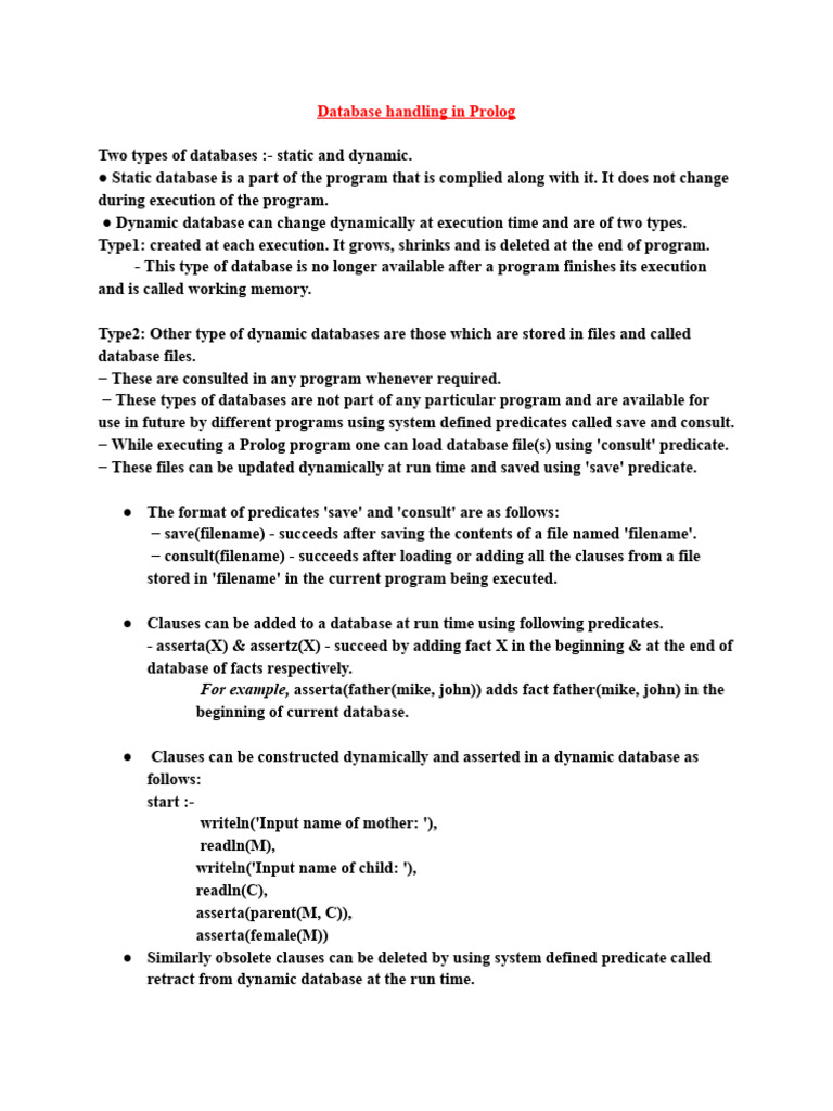 Dynamic Database Pdf Databases Computer File