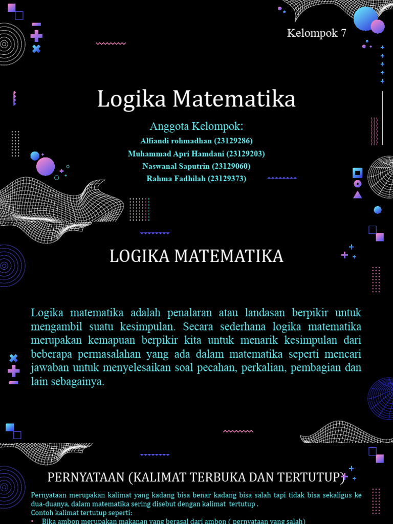 Matematika Kelompok 7 | PDF