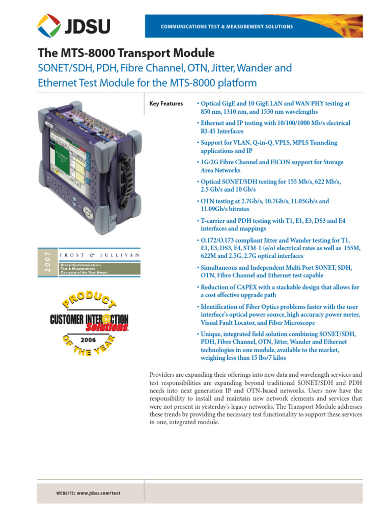 MTS800 | PDF