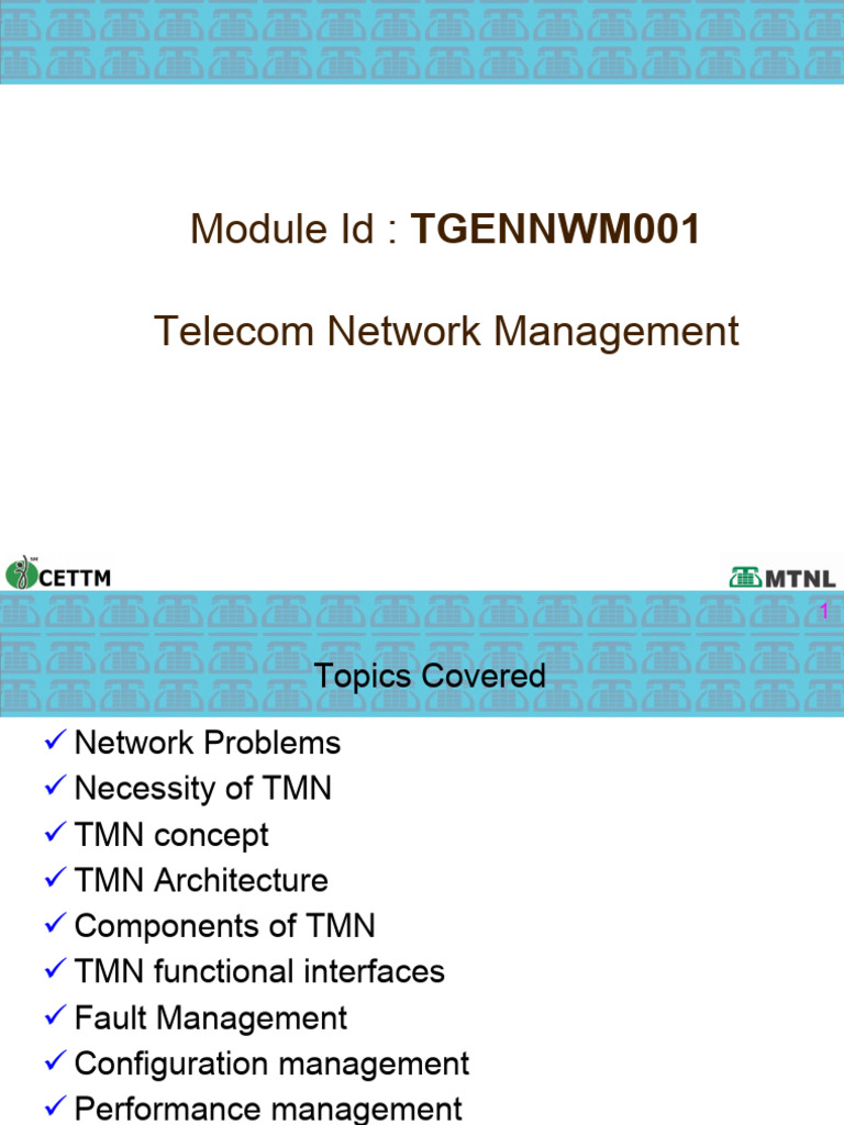 S25 Telecom NW Management - TGENNWM001 | PDF | Computer Network | Information
