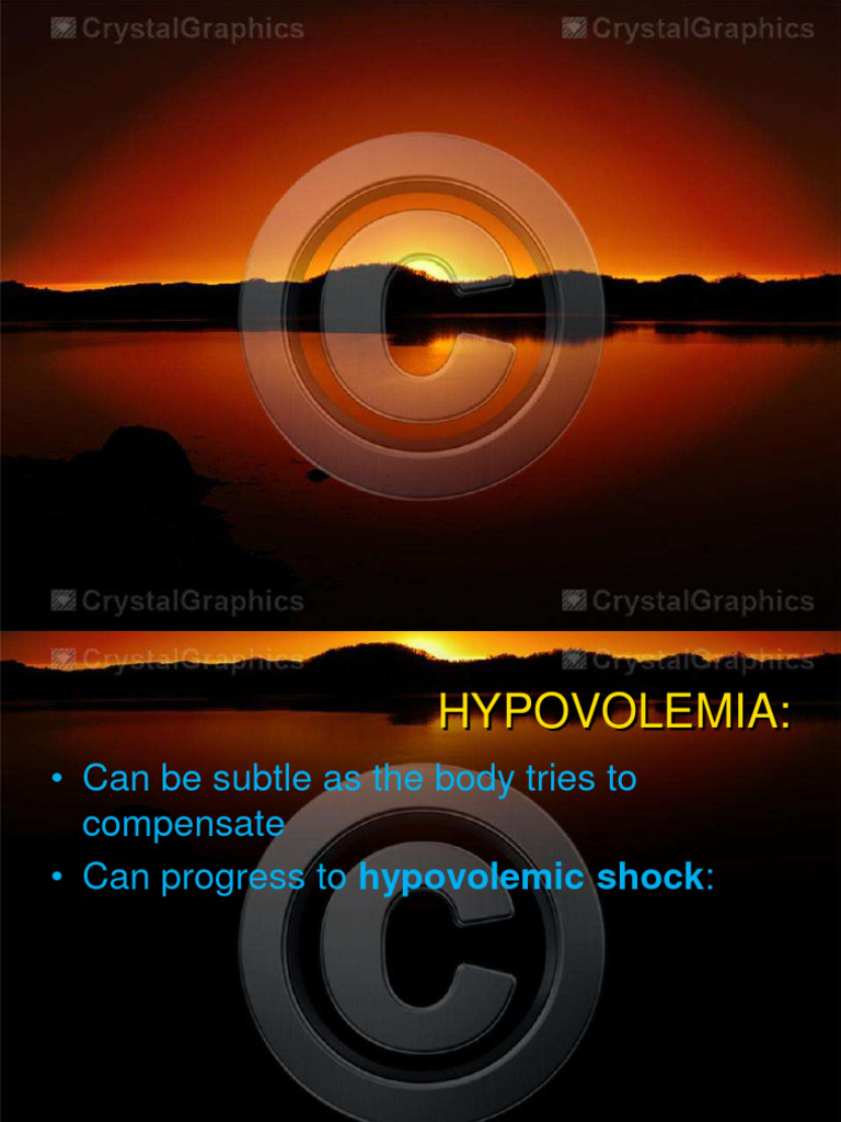 Understanding Hypovolemia and Shock | PDF