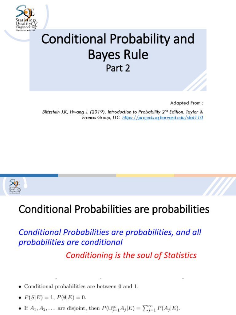 ConditionalProb Part 2 Bayes Rev2022 | PDF