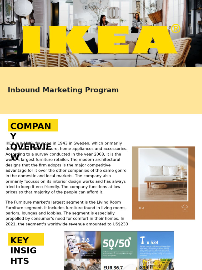 IKEA Inbound Marketing Program | PDF | Marketing | Retail