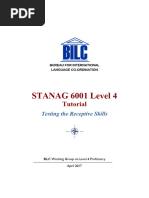 Handout 3 - STANAG 6001 - Language Proficiency Levels | PDF | Expert ...