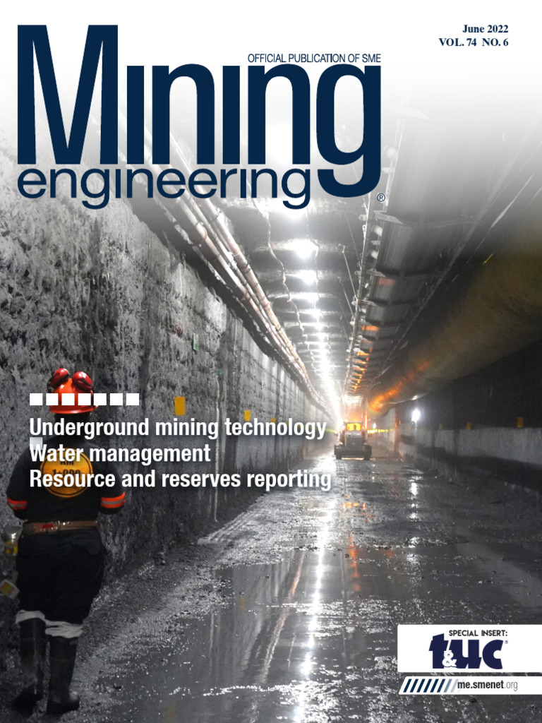 SME Mining Engieering Journal | PDF | Mining | U.S. Securities And Exchange Commission