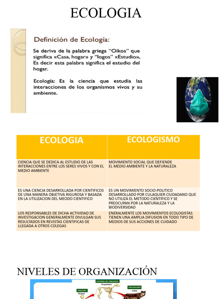 Ecologia | Descargar gratis PDF | Movimiento conservacionista | Ecología