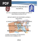 Prueba de Excentricidad en Balanzas | PDF | Química | Ciencias fisicas