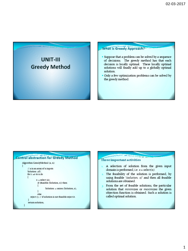 Daa Unit III | PDF | Vertex (Graph Theory) | Mathematical Optimization Daa Unit III | PDF | Vertex (Graph Theory) | Mathematical Optimization