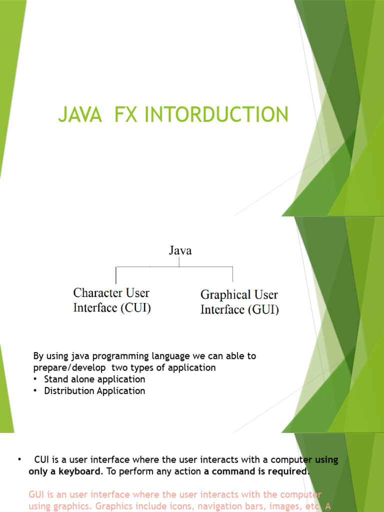 Java FX | Download Free PDF | Graphical User Interfaces | Java (Programming Language)
