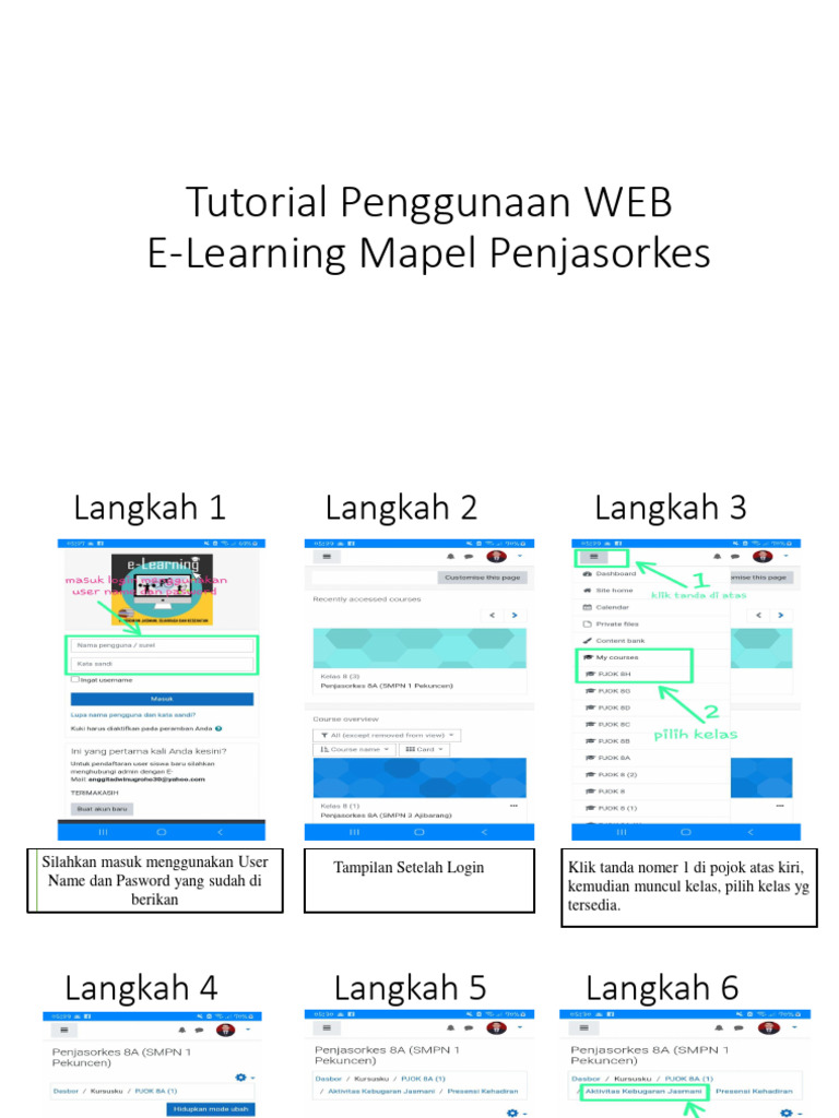 Tutorial Penggunaan WEB | PDF