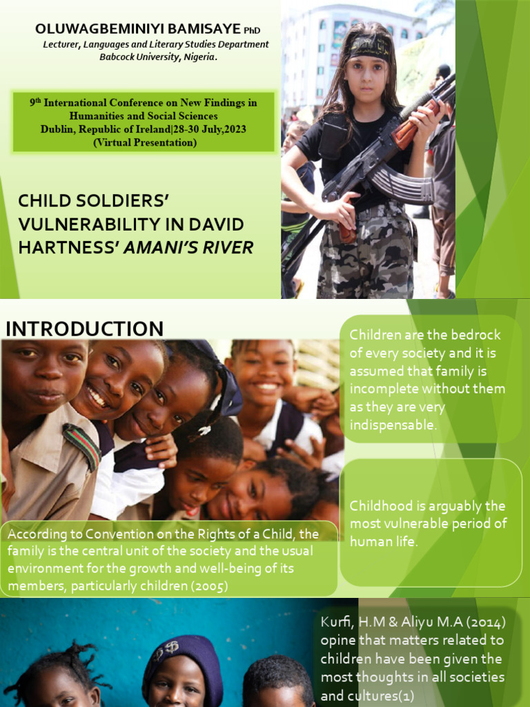 Child Soldiers' Trauma in Amani's River | PDF | Psychological Trauma ...