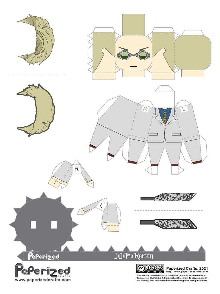Jujutsu Kaisen - Kento Nanami Papercraft | PDF