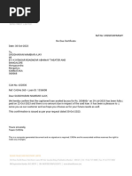 IDFC First Bank No Dues Certificate | PDF