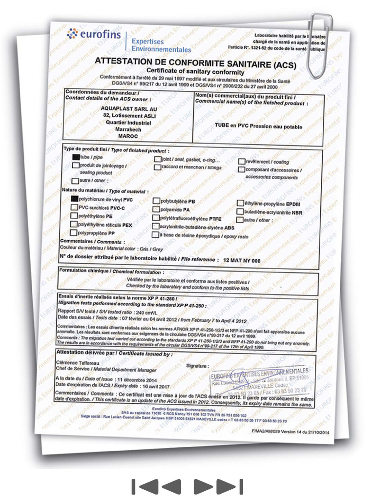 Certificats Et Attestations | PDF