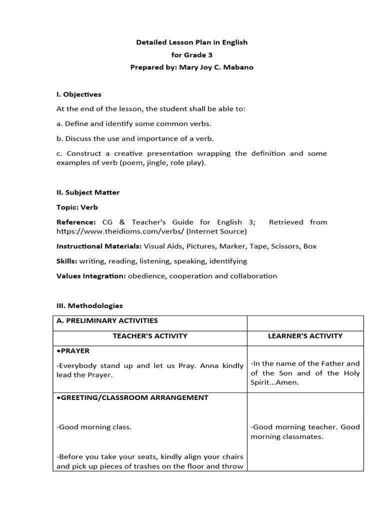 Share JOY-Detailed-Lesson-Plan | PDF