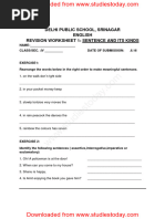Grade 3 Conjunctions Worksheet | PDF
