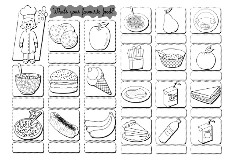 Whats Your Favourite Food - Label | PDF