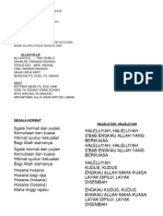 Lirik Lagu Rohani Bahasa Papua | PDF