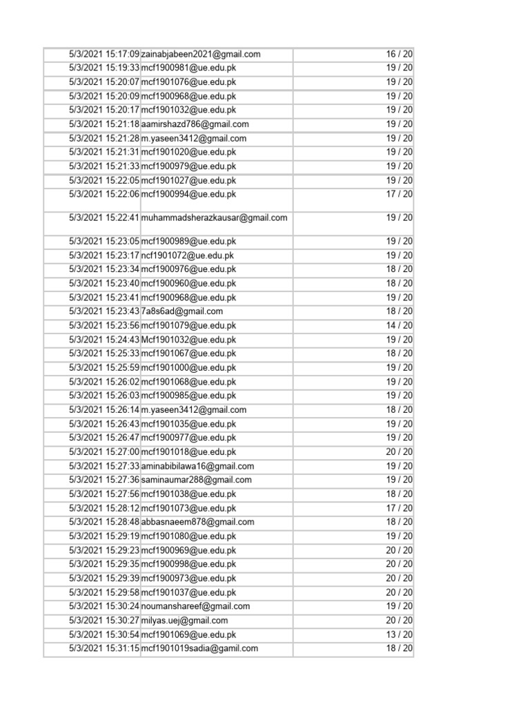 MSC Results | PDF | Science | Observation