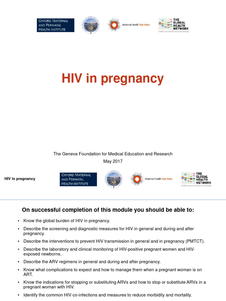 HIV in Pregnancy | PDF