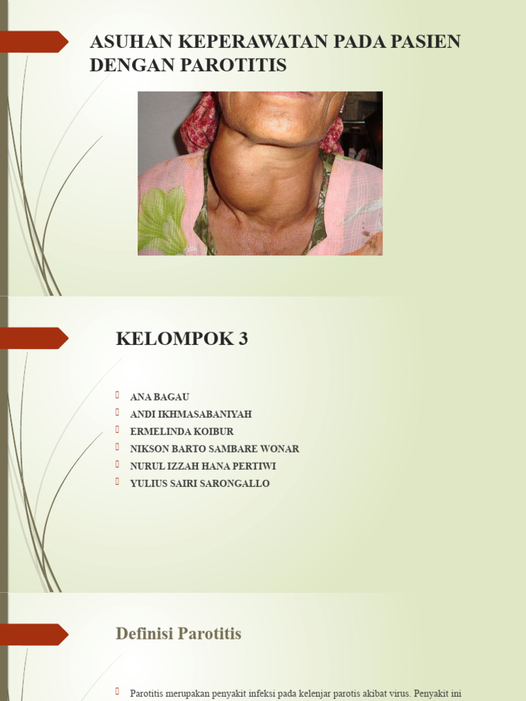 Askep Parotitis Kel 3 | PDF